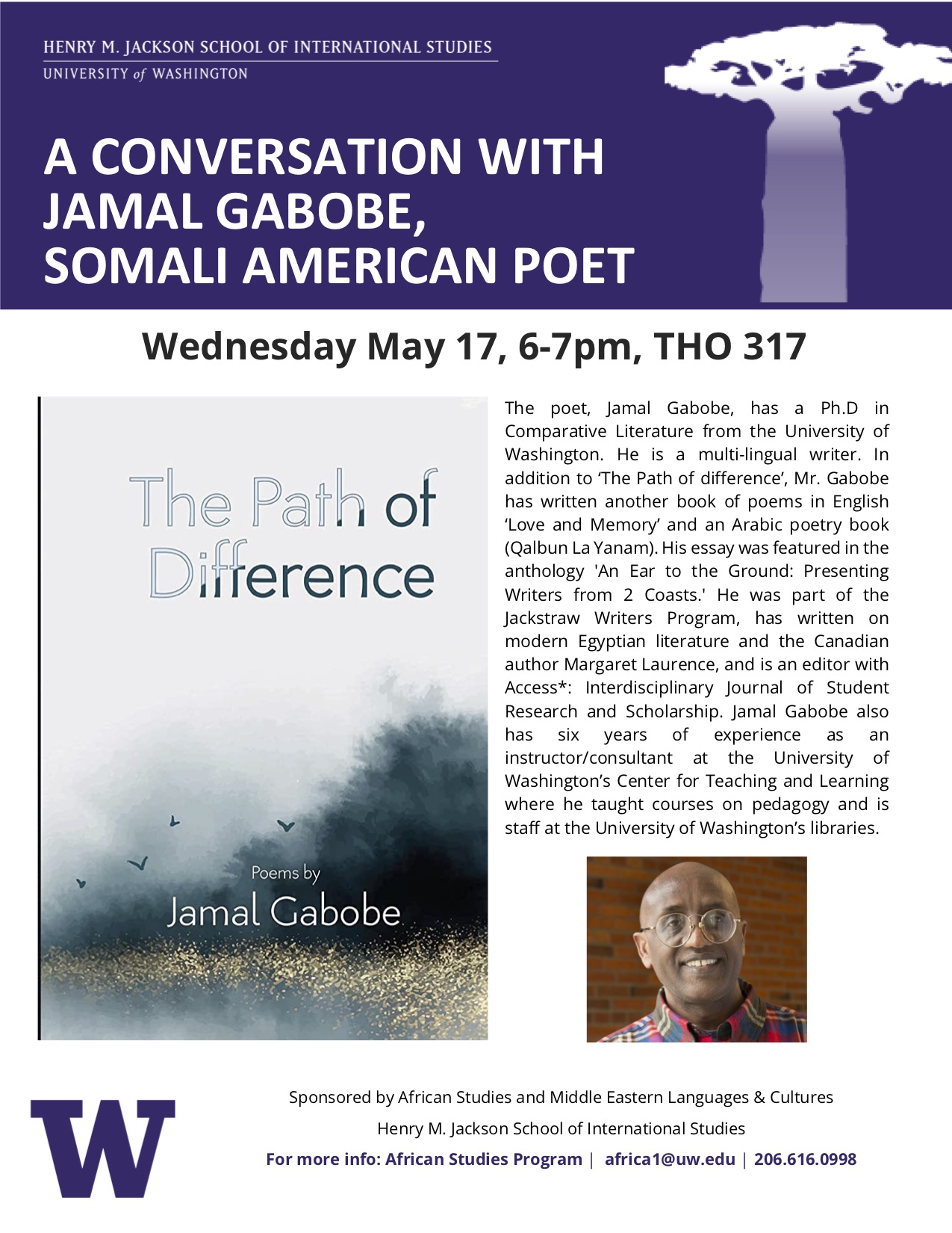 A Conversation with Jamal Gabobe - Somali-American Poet | Middle ...